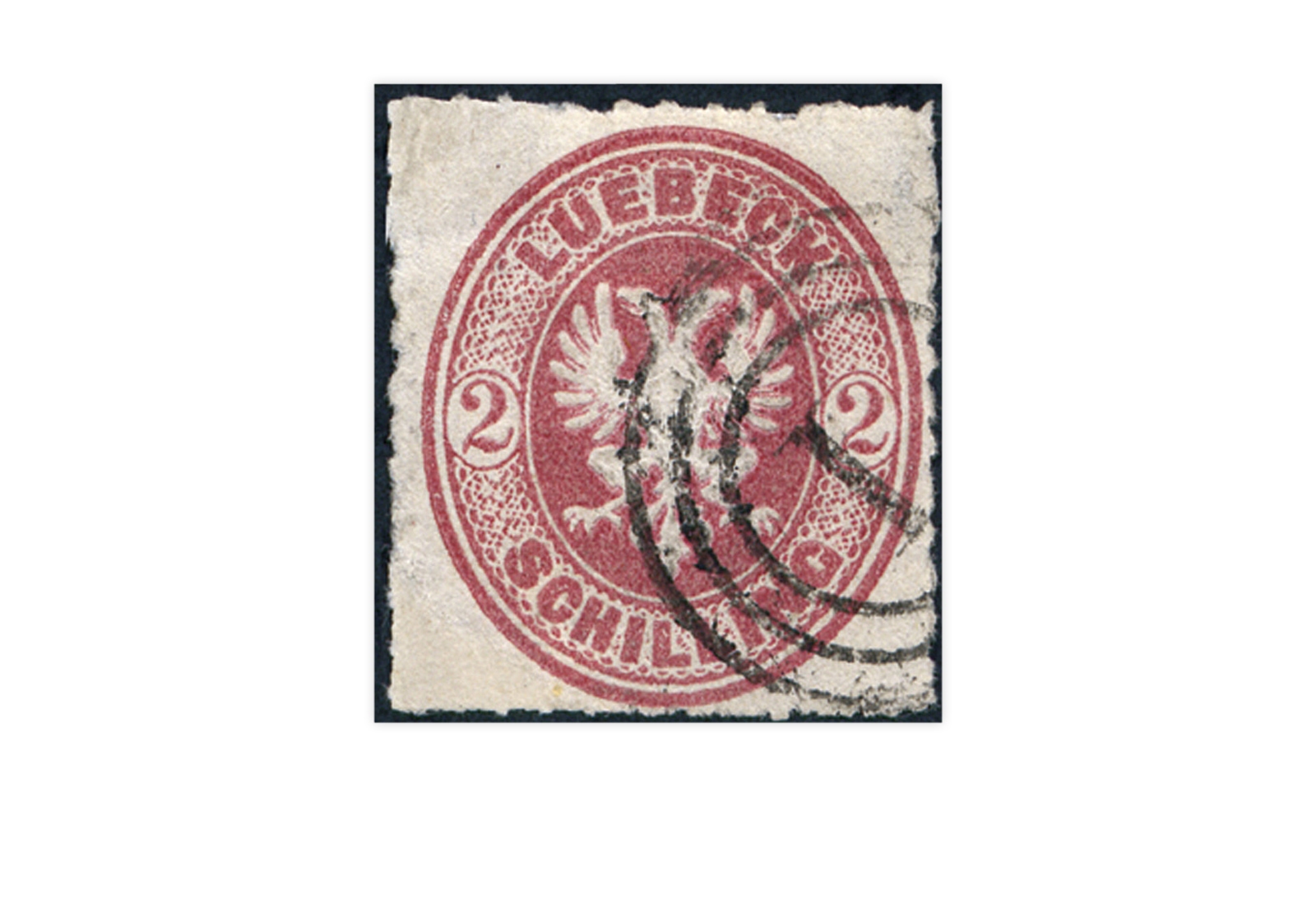 Briefmarke Altdeutschland Lübeck Freimarke 1863 Michel-Nr. 10 ...